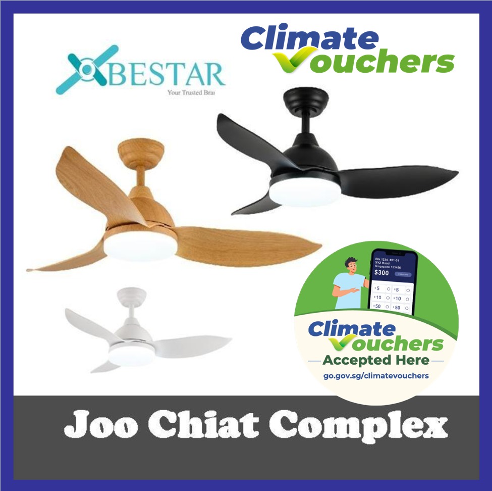 Bestar Raptor DC Motor Ceiling Fan with Light (33inch 38inch 48inch ...