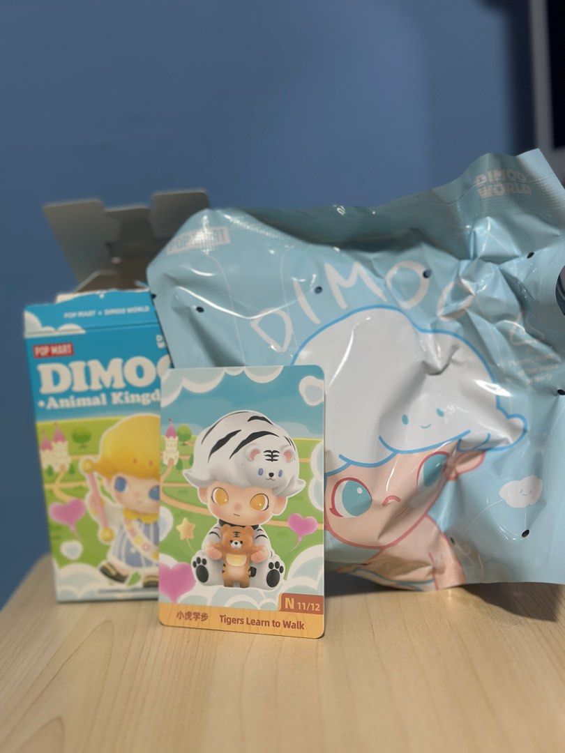 [BNIF, WTT/WTS] POPMART DIMOO Animal Kingdom: Tiger Learns to Walk ...