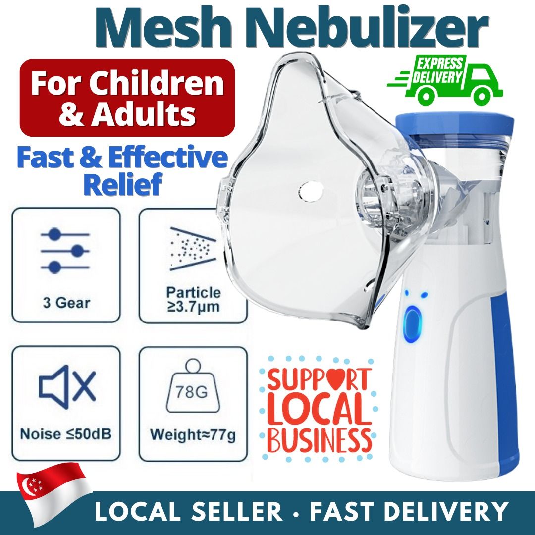 Brand new Mesh nebulizer, portable silent handheld mini inhaler ...