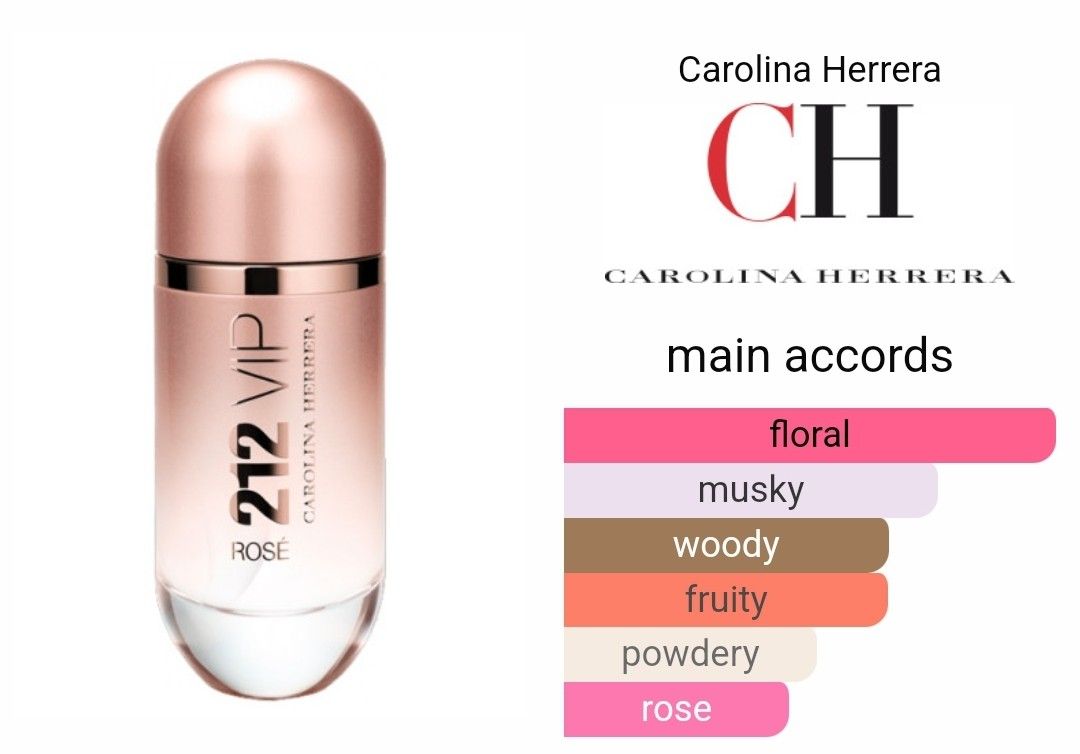 CH 212 VIP Rose EDP Gift Set, Beauty & Personal Care, Fragrance ...