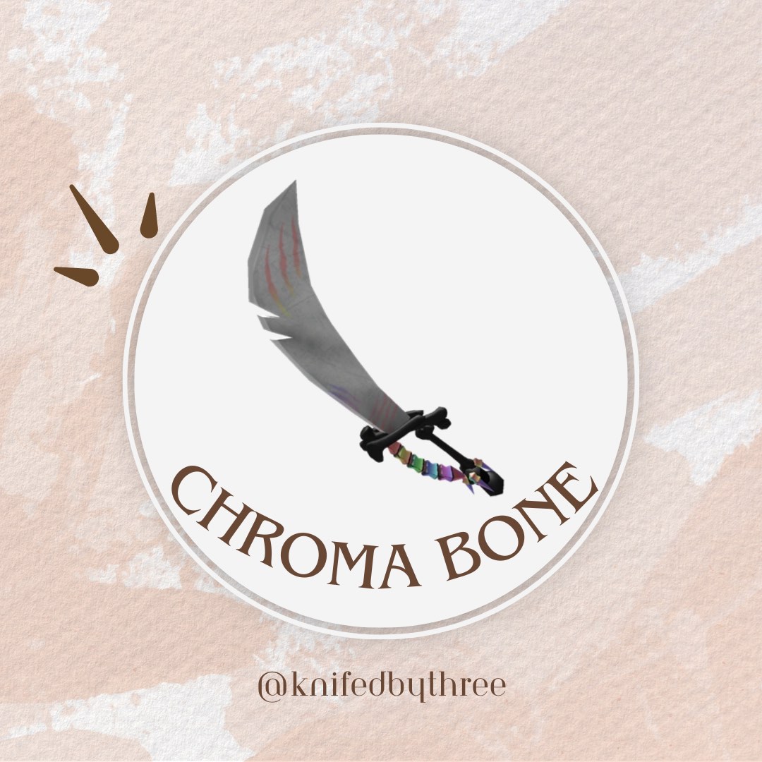 CHROMA BONEBLADE ROBLOX MM2, Video Gaming, Gaming Accessories, In-Game ...