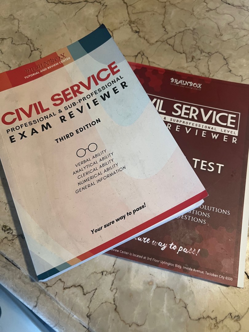 Civil Service Exam Reviewer and Practice Test (Brainbox), Hobbies ...