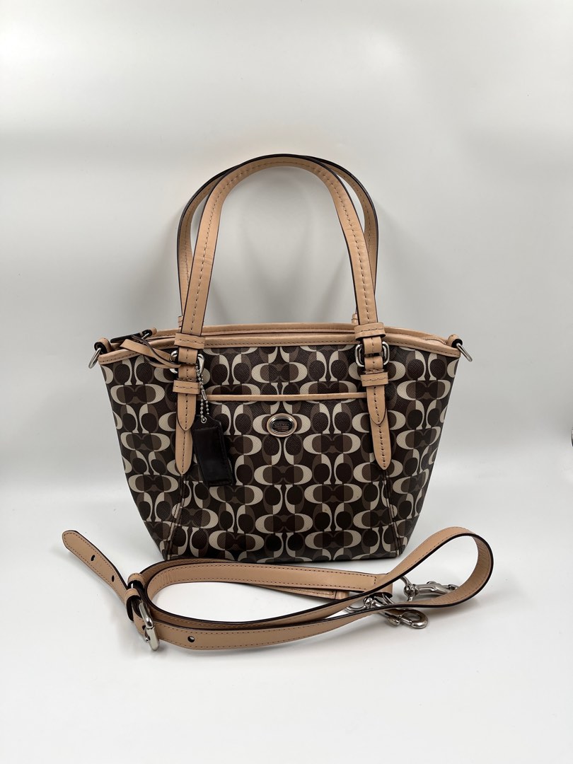 Coach PVC Two Way Bag, Luxury, Bags & Wallets on Carousell