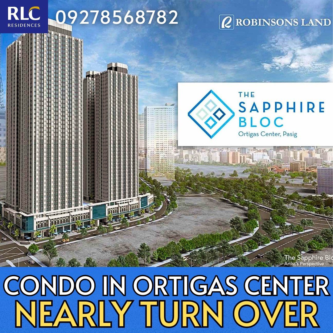 Condo for Sale Ortigas Near Medical City BGC Mandaluying Quezon City Sapphire Bloc Robinsons ...