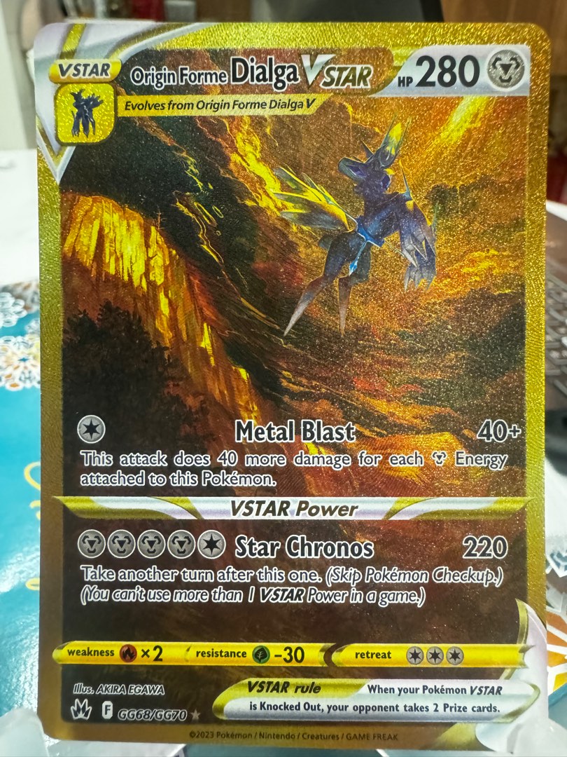 Crown zenith dialga vstar, Hobbies & Toys, Toys & Games on Carousell