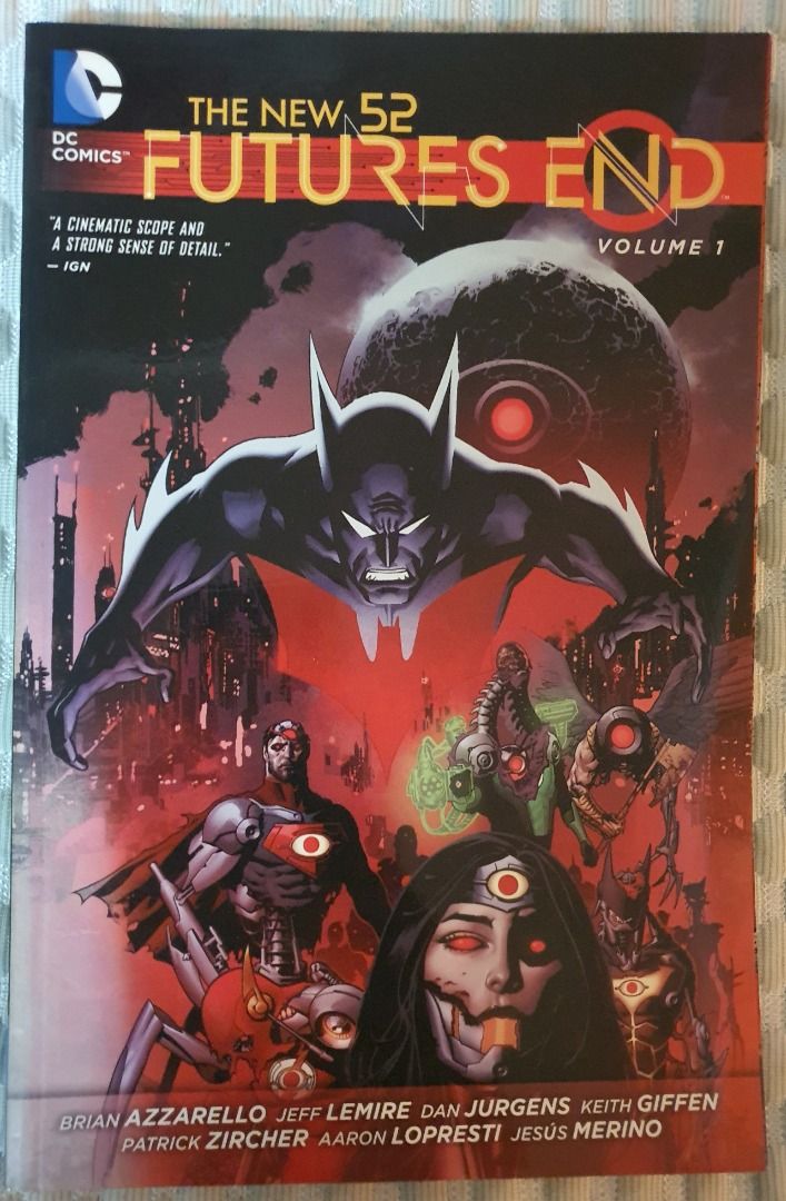DC Comics The New 52 Futures End Vol 1 2014 TPB by Brian Azzarello ...