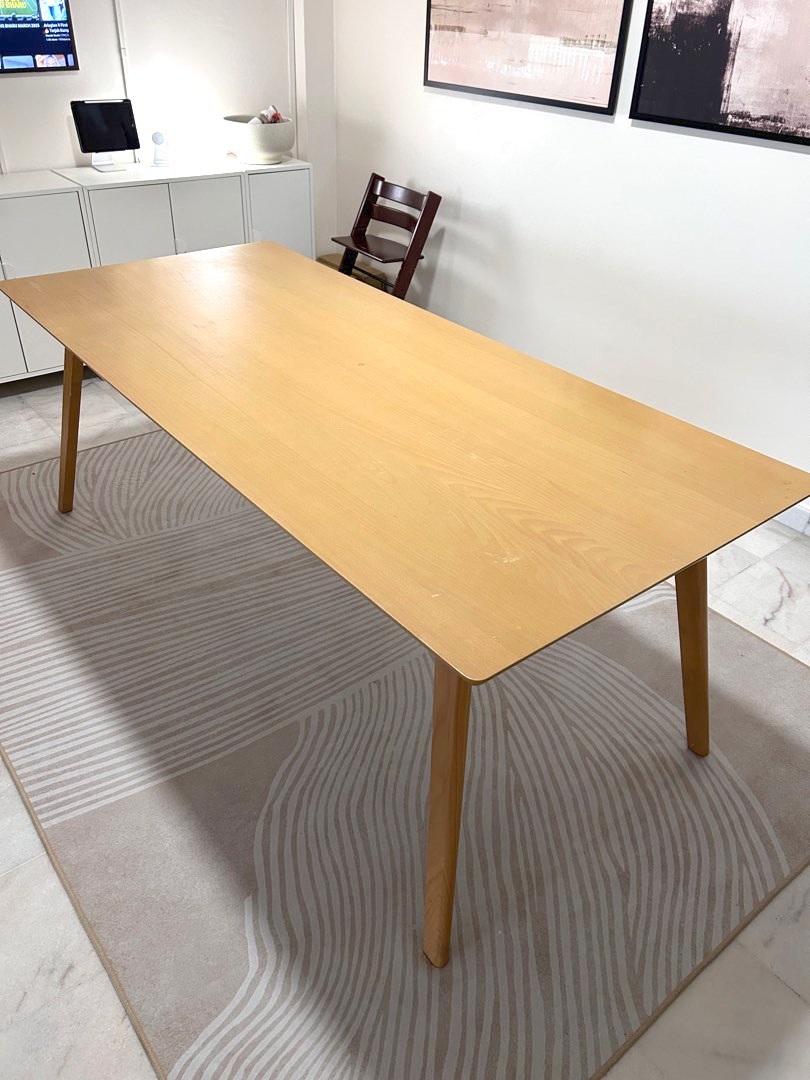 DINING TABLE / MEJA MAKAN - RUMA HOME / IKEA ALIKE (WOODEN), Furniture ...