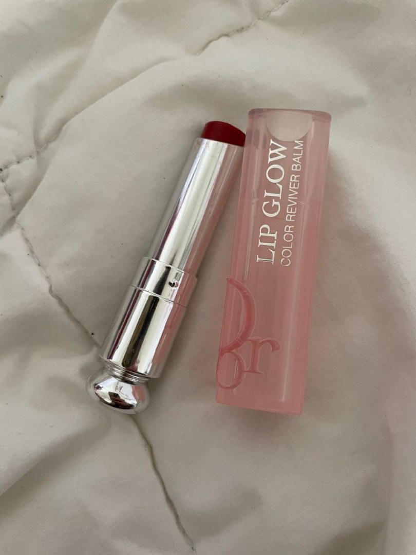 Dior lip glow balm cherry, Beauty & Personal Care, Face, Makeup on ...