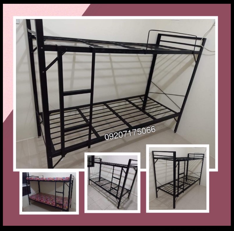 Double deck military frame, Furniture & Home Living, Furniture, Bed Frames & Mattresses on Carousell