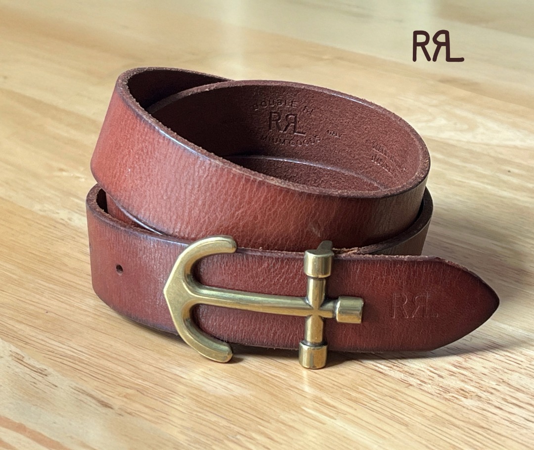 Double RL Ralph Lauren - RRL Anchor Belt, Men's Fashion, Watches ...