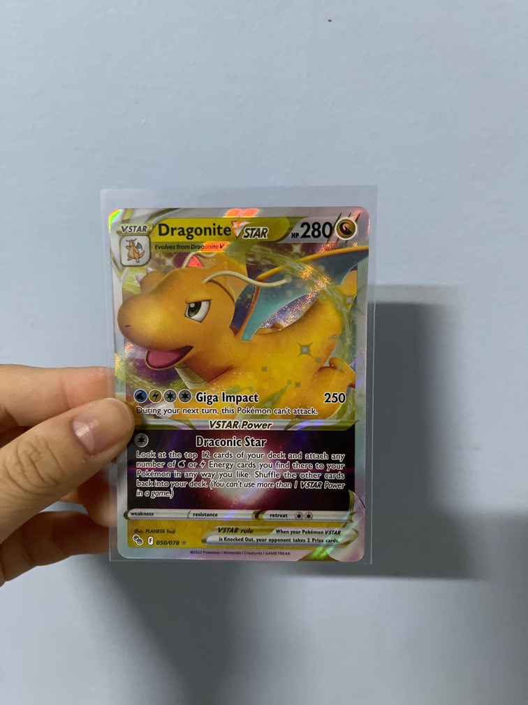 Dragonite Vstar Pokemon Card, Hobbies & Toys, Toys & Games on Carousell