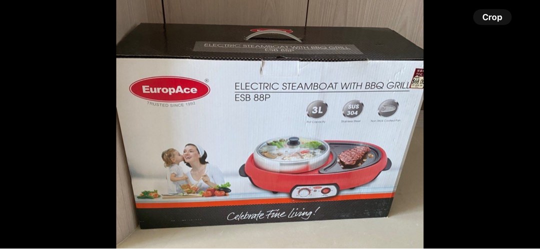 Electric Steamboat with BBQ Grill, TV & Home Appliances, Kitchen ...