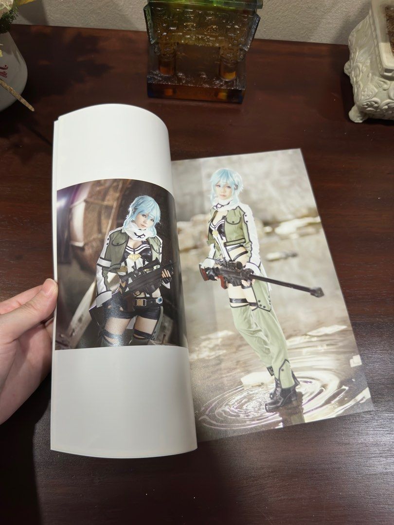 [SIGNED] Ely Official Cosplay Photobook Sinon Sword Art Online ...