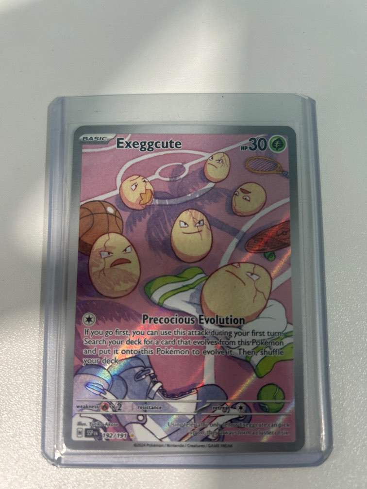 Exeggcute Pokemon card, Hobbies & Toys, Toys & Games on Carousell