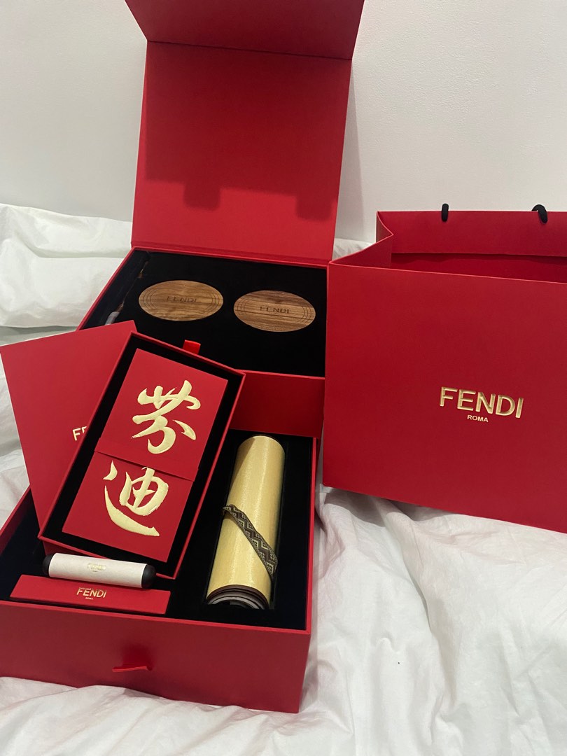 FENDI Calligraphy Set, Luxury, Accessories on Carousell