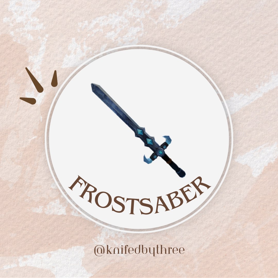 FROSTSABER ROBLOX MM2, Video Gaming, Gaming Accessories, In-Game ...
