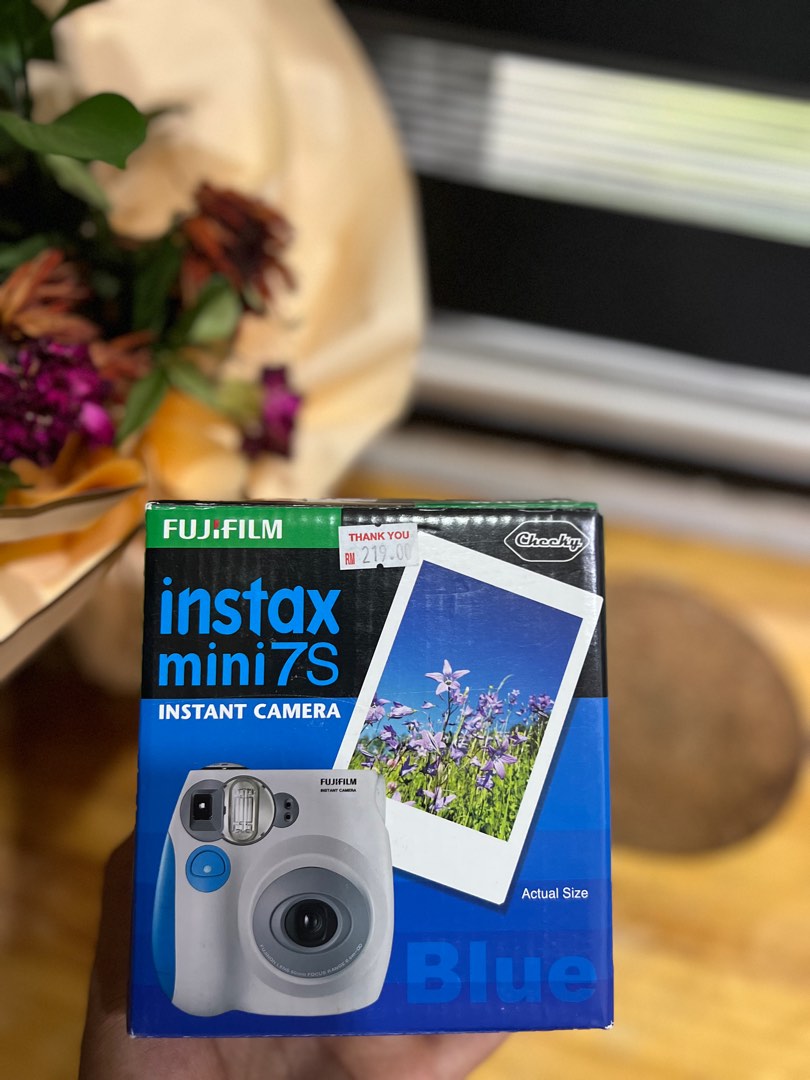 Fujifilm instax mini 7s Instant Camera (Blue), Photography, Cameras on ...