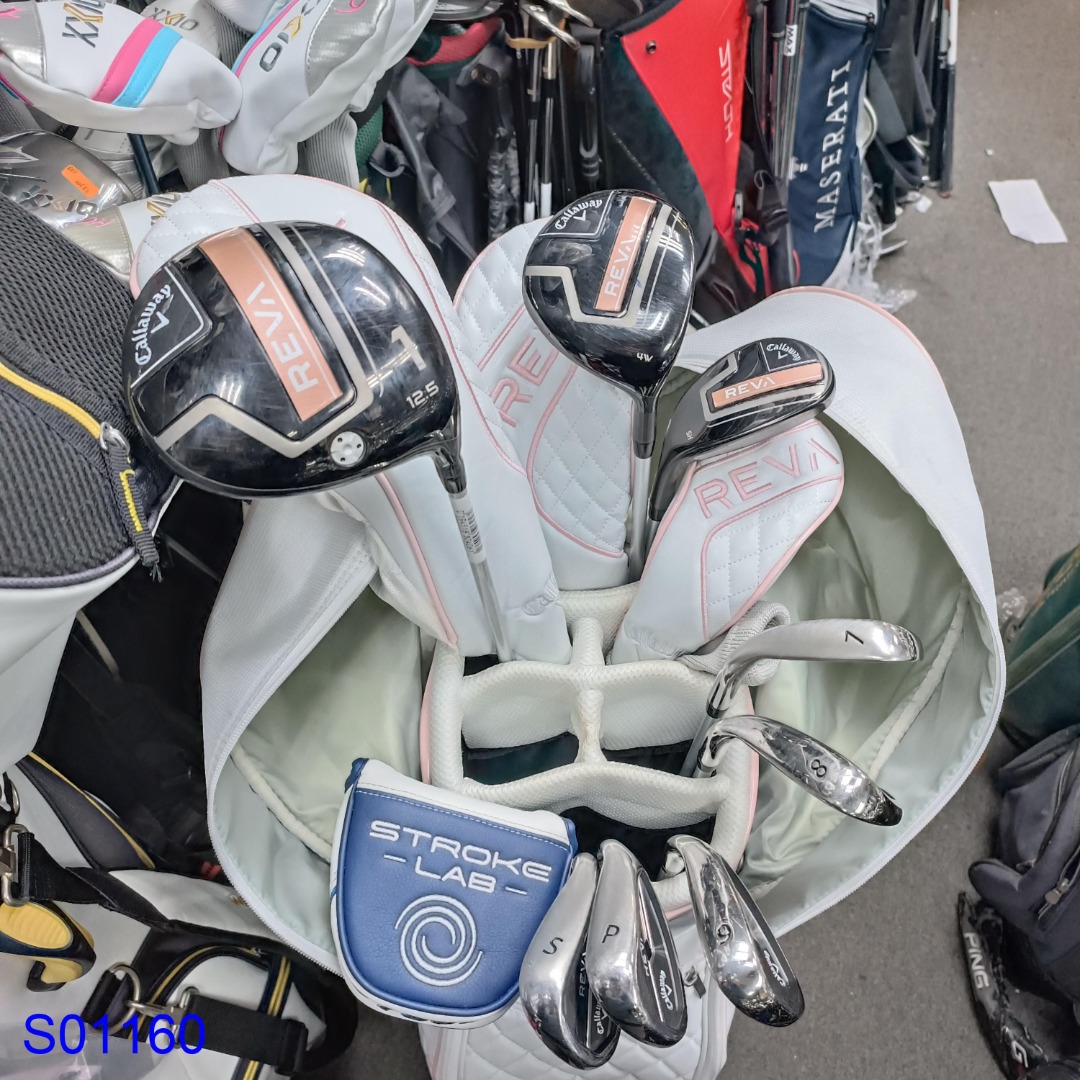 [FULL SET] Ladies Callaway Reva Driver, Fairway Wood, Hybrid Utility ...