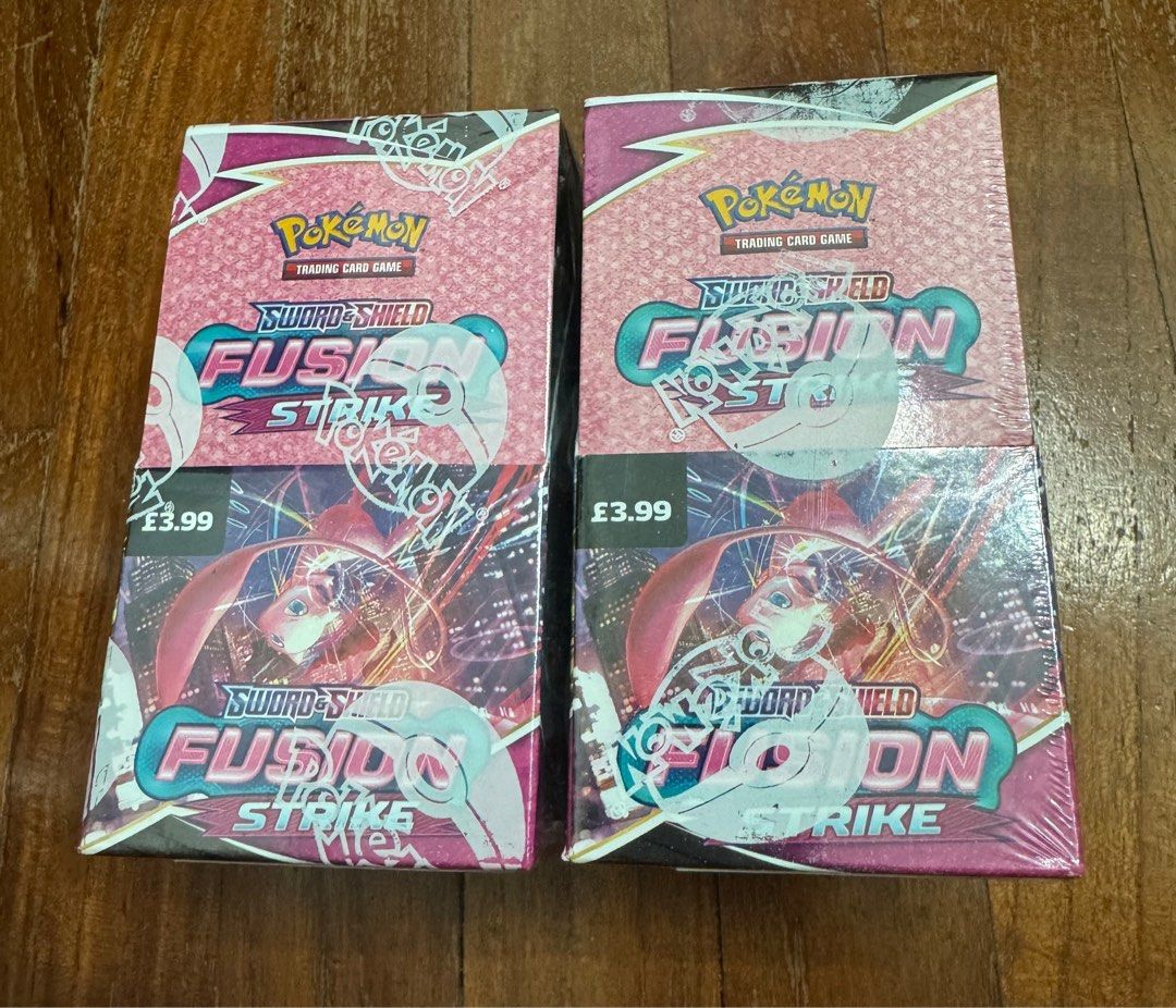 Fusion Strike Half Booster Box - Sealed/Shrinked. Pokemon SWSH Sword ...