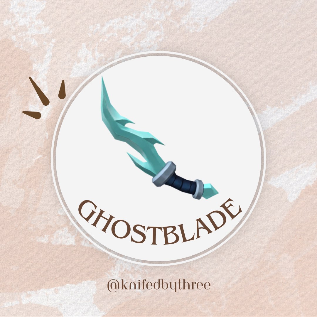 GHOSTBLADE ROBLOX MM2, Video Gaming, Gaming Accessories, In-Game ...