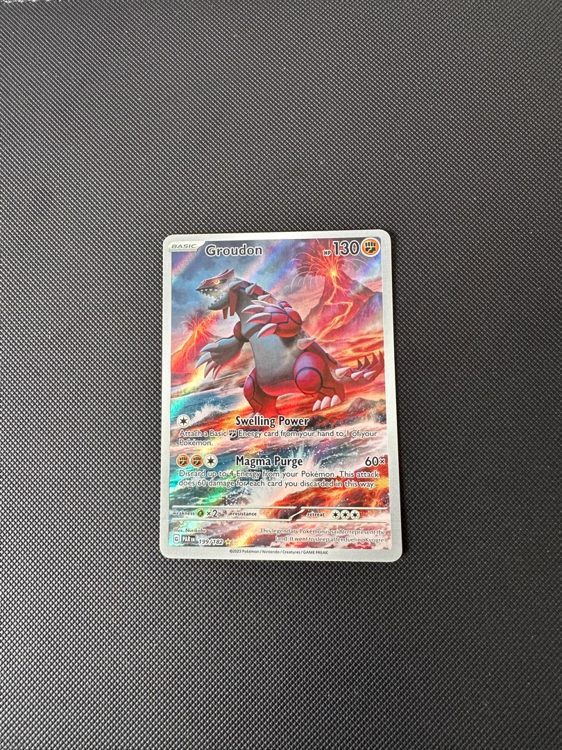 Groudon Illustration Rare | Groundon | Groudon | Kyogre | Paradox Roft ...