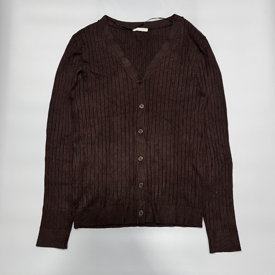 GU Knitted Cardigan, Women's Fashion, Activewear on Carousell