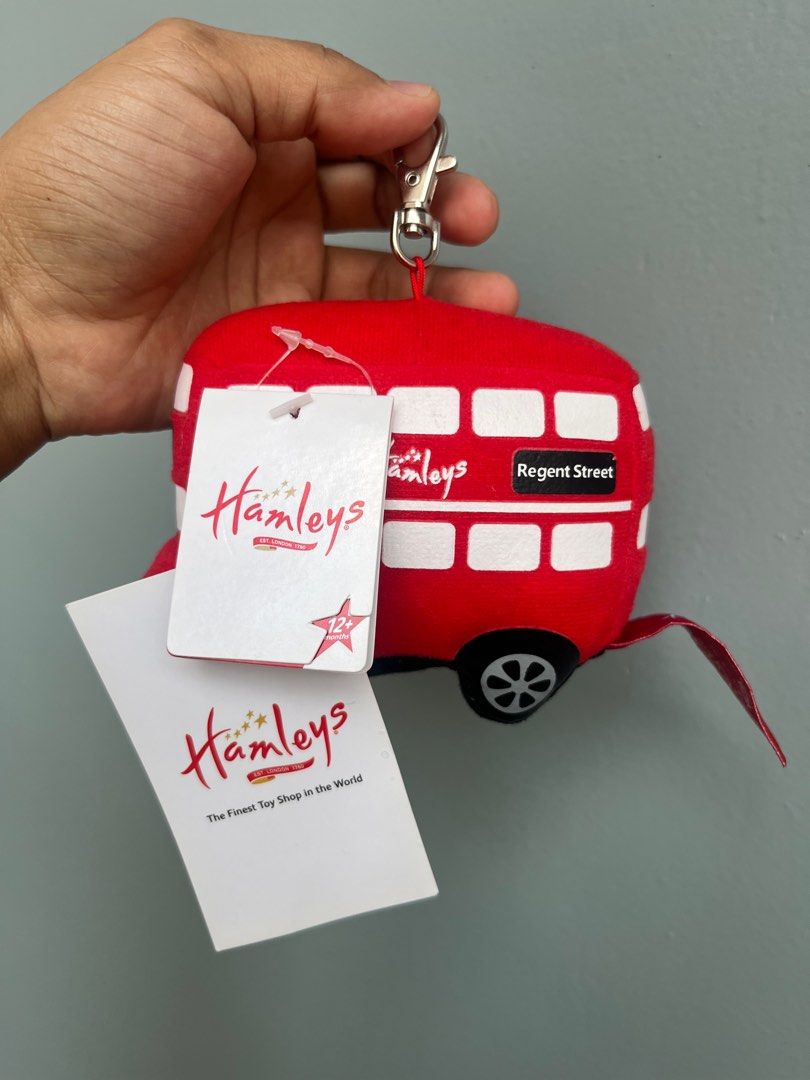 Hamleys Red Bass Plush Toy, Hobbies & Toys, Toys & Games on Carousell