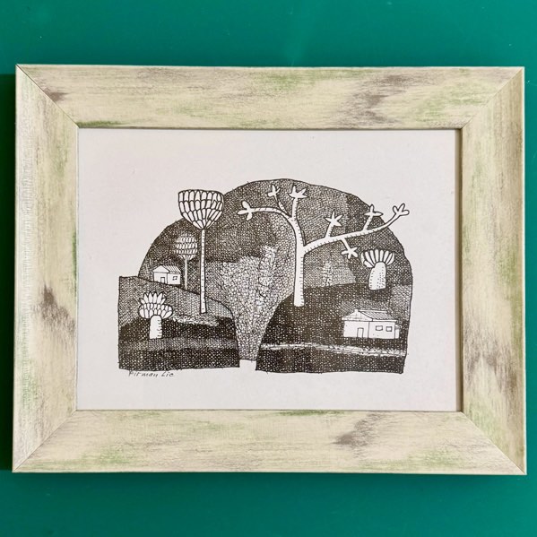 Hand Drawing ’DESA’ • Natural Landscape • Lukisan Alam Indonesia ...