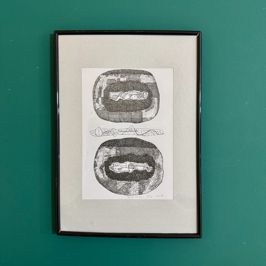 Hand Drawing ‘SIMBOL DUA ALAM’ • Artwork • Lukisan • Wall Decor •Tinta ...