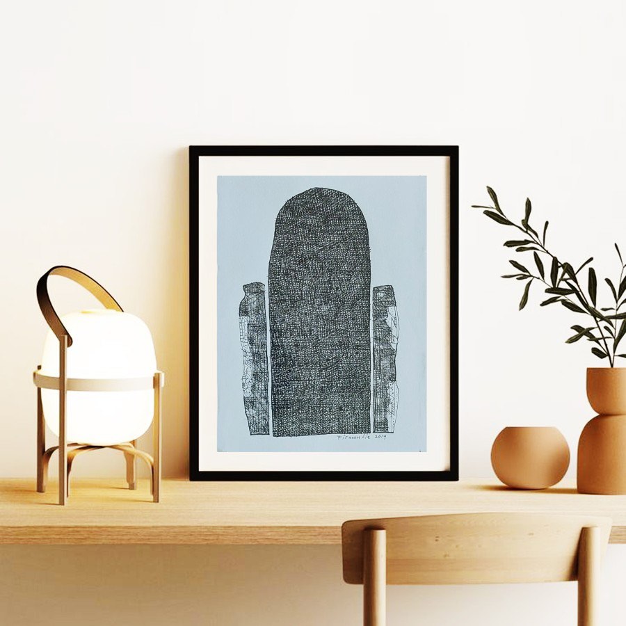 Hand Drawing ‘SIMBOL’ SOLD • Artwork • Lukisan • Wall Decor • Hitam ...