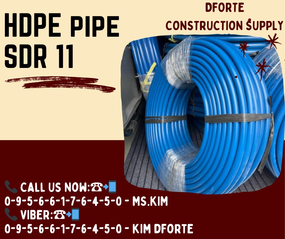 HDPE pipe sdr 11, Commercial & Industrial, Construction Tools ...