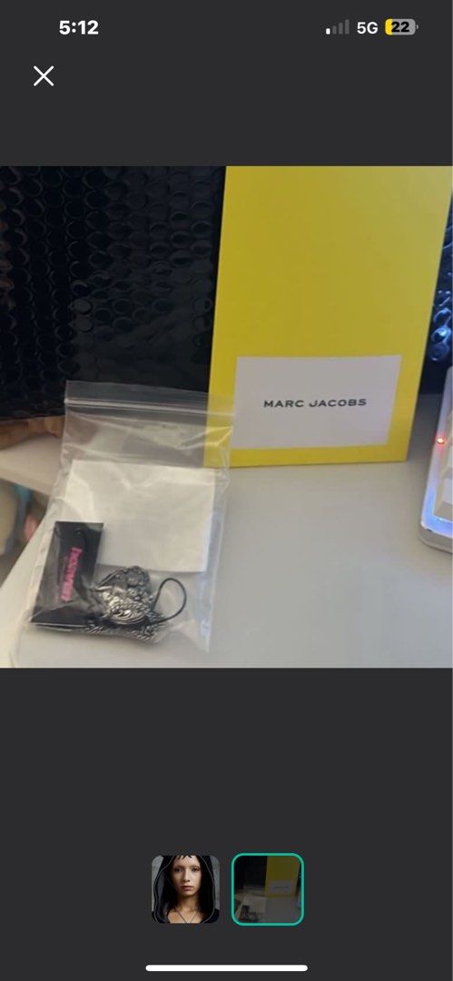heavn marc jacobs silver necklace heaven locket y2k fairycore ...