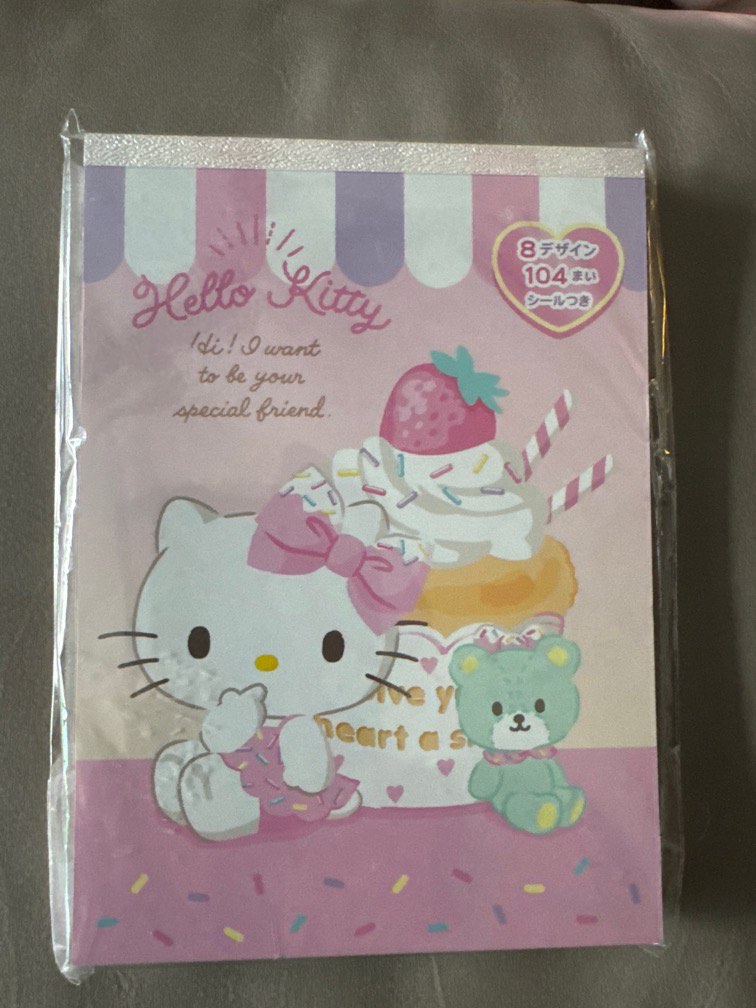 Hello Kitty beautiful design note book, Hobbies & Toys, Stationery ...