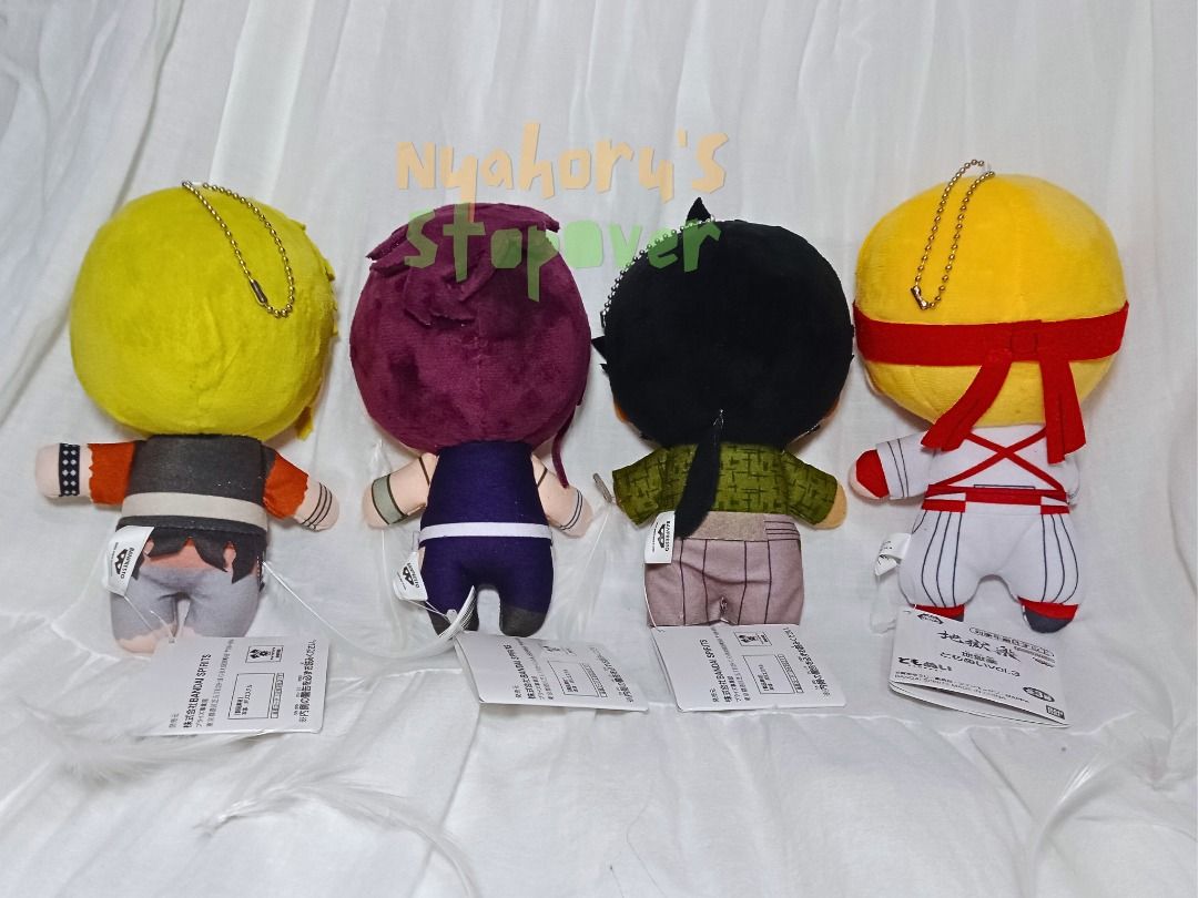 [Hell's Paradise] SET Chobei Yuzuriha Tamiya Tenza Tomonui Plush ...