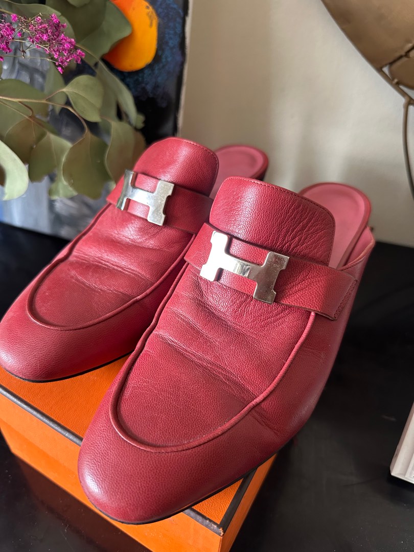 Hermes Mules and Clogs H, Women's Fashion, Footwear, Loafers on Carousell