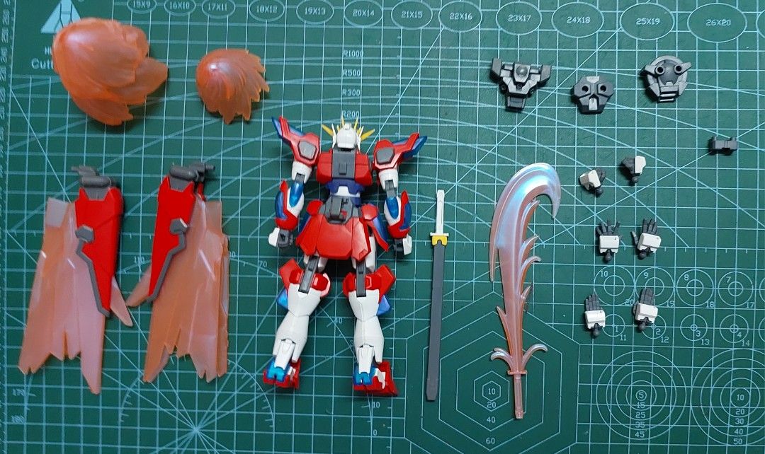 Hg shin burning gundam, Hobbies & Toys, Toys & Games on Carousell