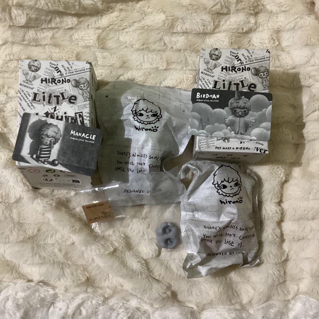 Hirono Little Mischief Manacle and Birdman Set, Hobbies & Toys, Toys ...