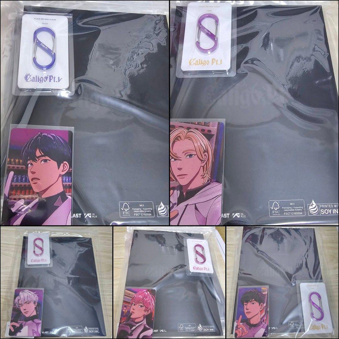 《HMV特典》Plave 3rd Mini Album Caligo Pt.1 Fugitive ver.藝俊 Yejun 銀虎 Eunho ...