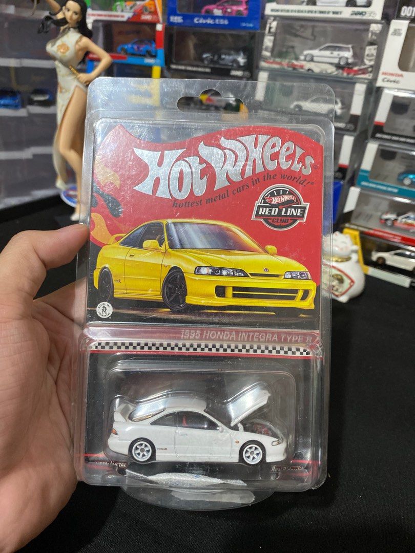 Hot Wheels RLC - 1995 Honda Integra Type R (White) Loose, Hobbies ...