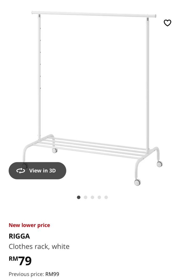 Ikea Mulig Clothes rack, Furniture & Home Living, Furniture, Shelves ...