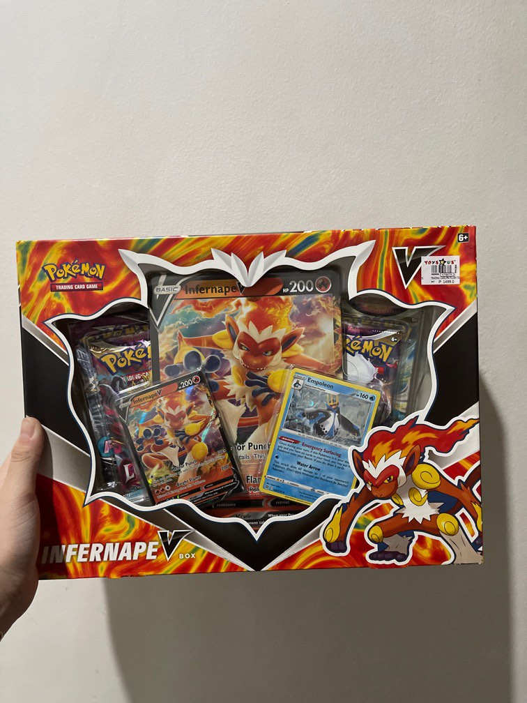 Infernape V Box Pokemon Cards, Hobbies & Toys, Toys & Games on Carousell