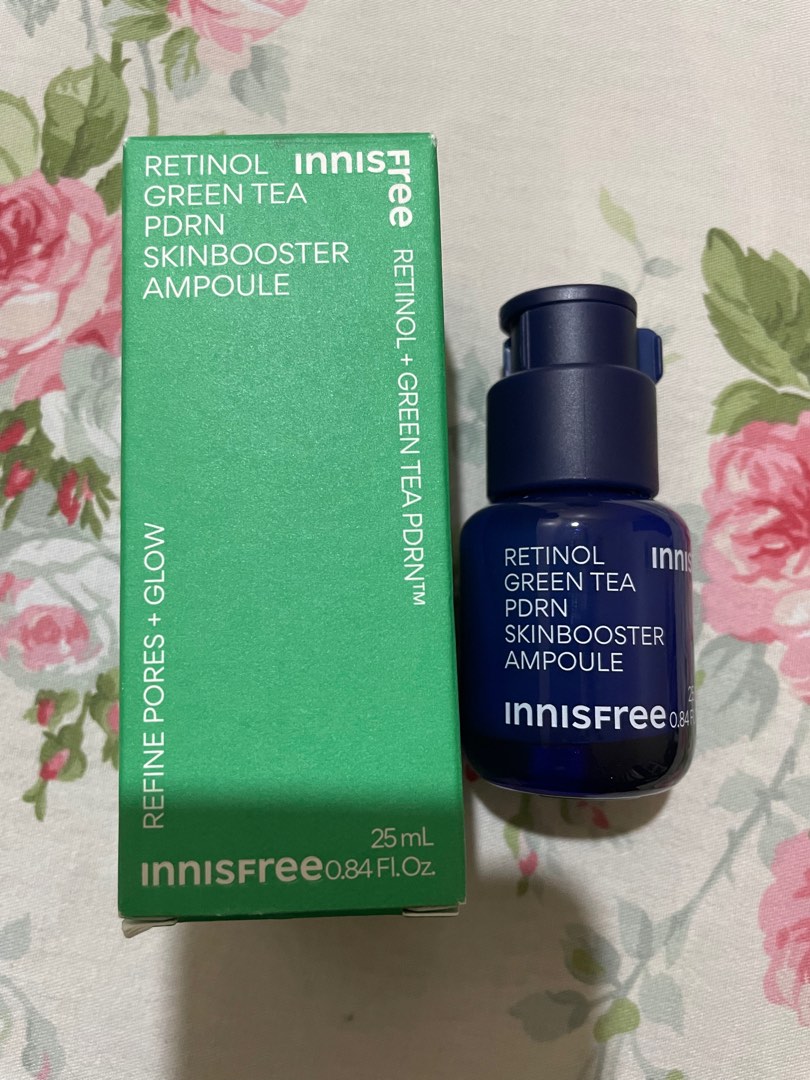 INNISFREE Retinol Green Tea PDRN Skinbooster Ampoule, Beauty & Personal ...