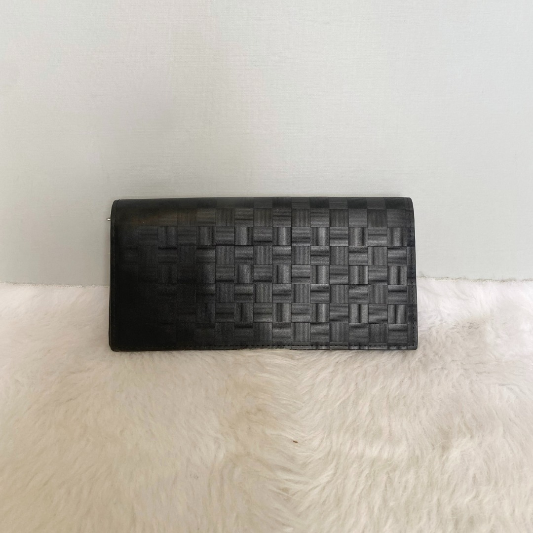 Japan Check Pattern Leather Bifold Wallet, Women's Fashion, Bags ...