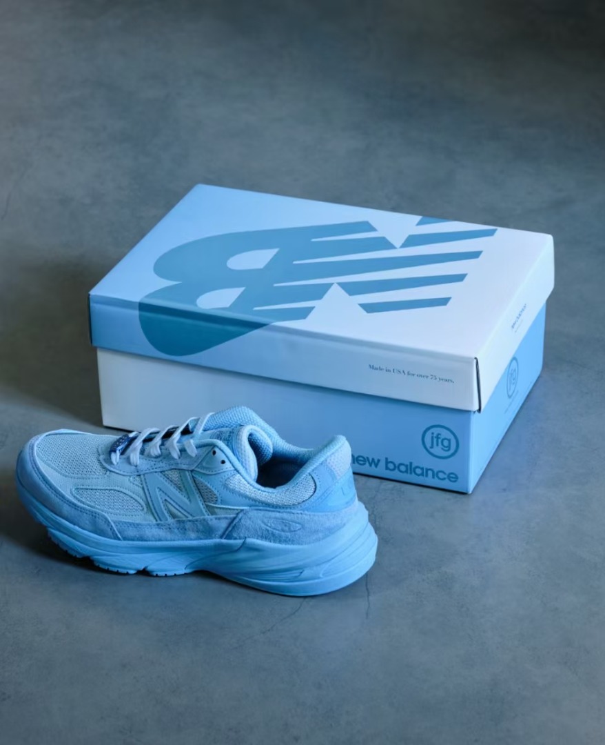 Joe Freshgoods x New Balance NB 990 V6 Leisure running unisex bule, Men's Fashion, Footwear ...