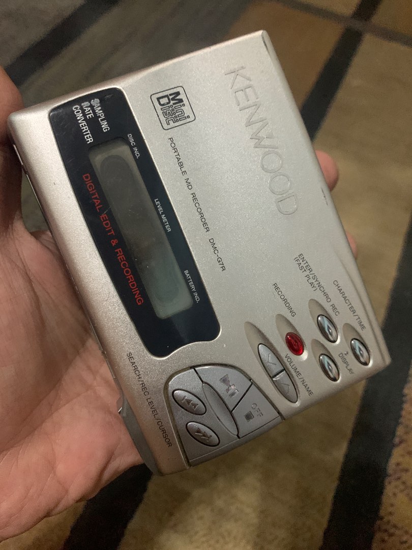 Kenwood MiniDisc Player, Audio, Portable Music Players on Carousell
