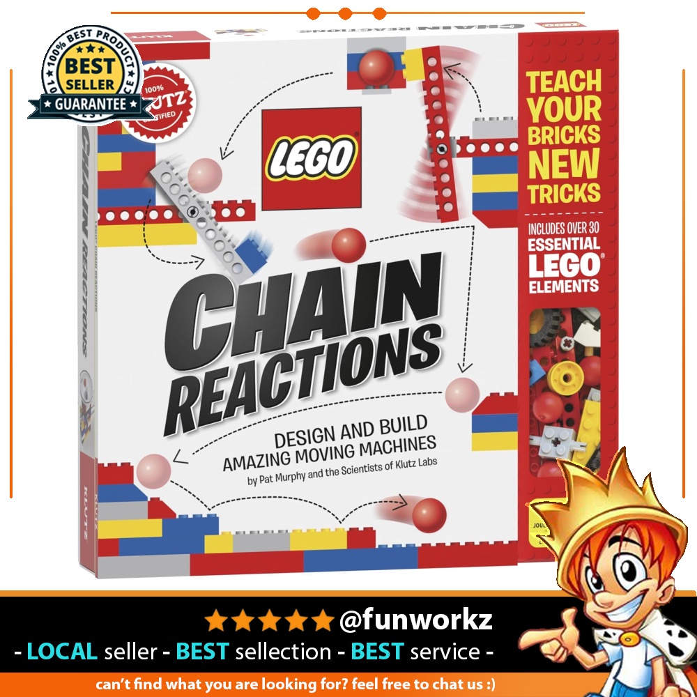Klutz LEGO Chain Reactions Craft Kit, Hobbies & Toys, Toys & Games on ...