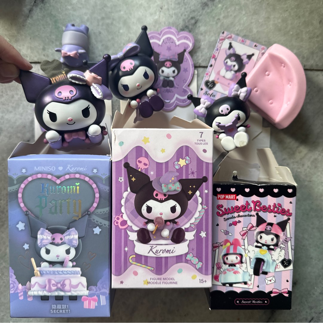 kuromi blindboxes popmart miniso, Toys & Collectibles, Mainan di Carousell