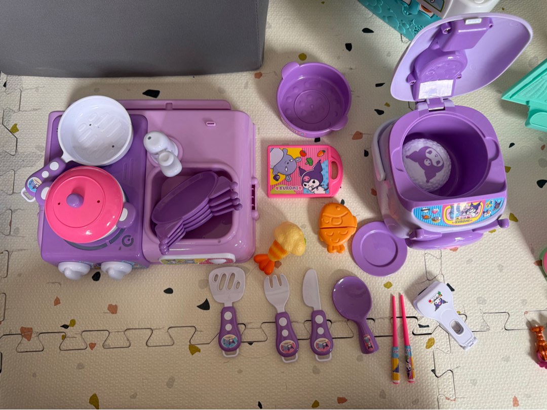 Kuromi Kitchen Set, Hobbies & Toys, Toys & Games on Carousell