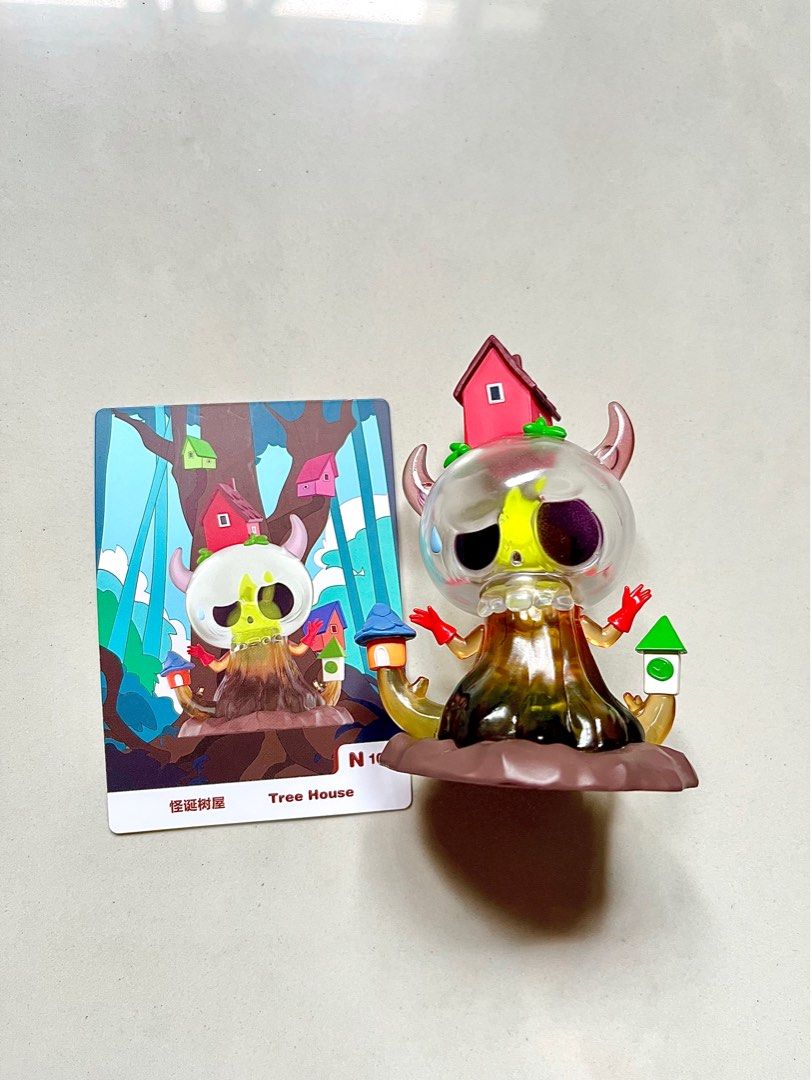 Labubu Almost Hidden the monsters Pop Mart( Tree House), Hobbies & Toys ...