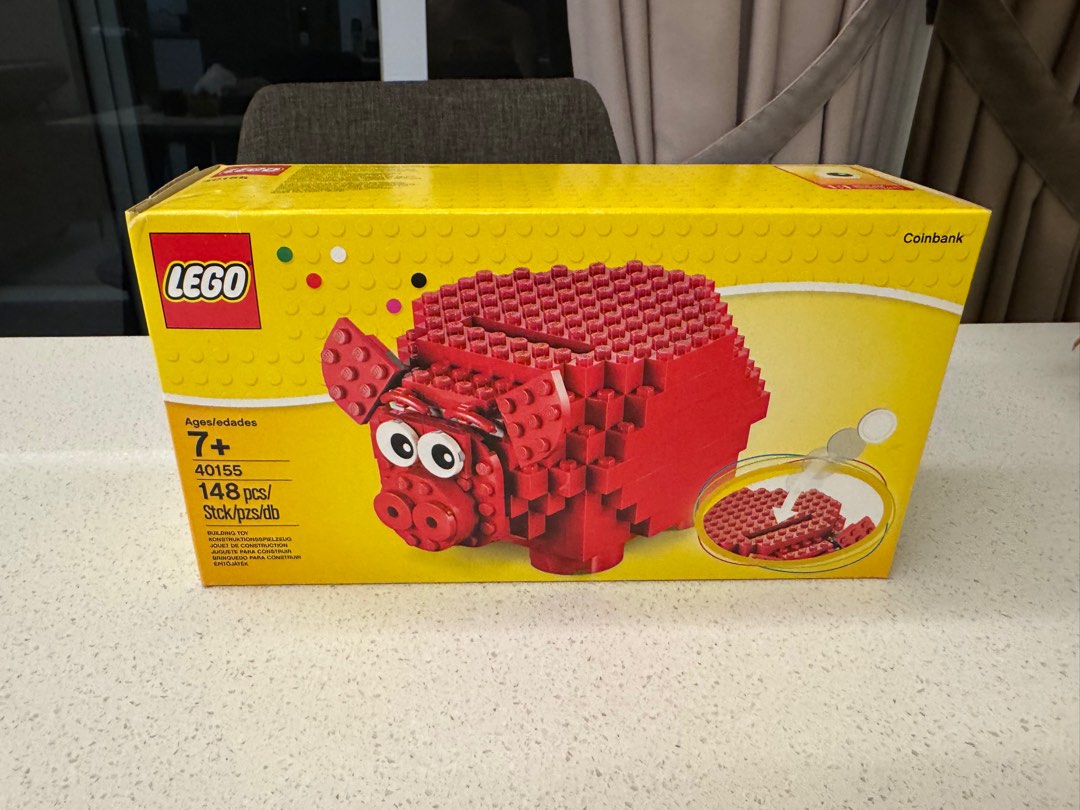 Lego 40155 Piggy Coin Bank, Hobbies & Toys, Toys & Games on Carousell